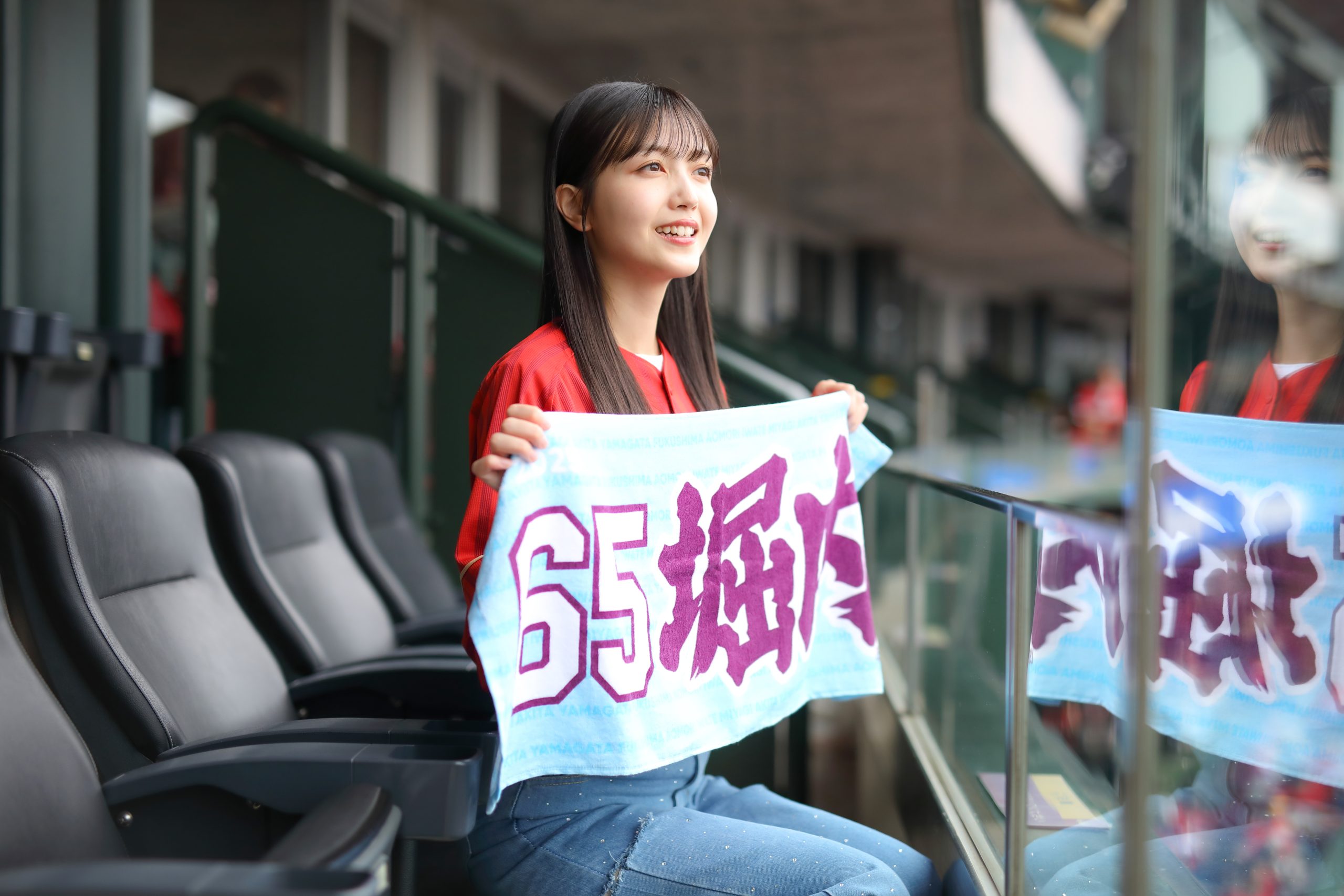 乃木坂46 久保史緒里さんが楽天イーグルスのホーム戦に舞い降りた！アイドルとプロ野球、実はいろいろ共通点がある？ | syncSPORTS by Rakuten